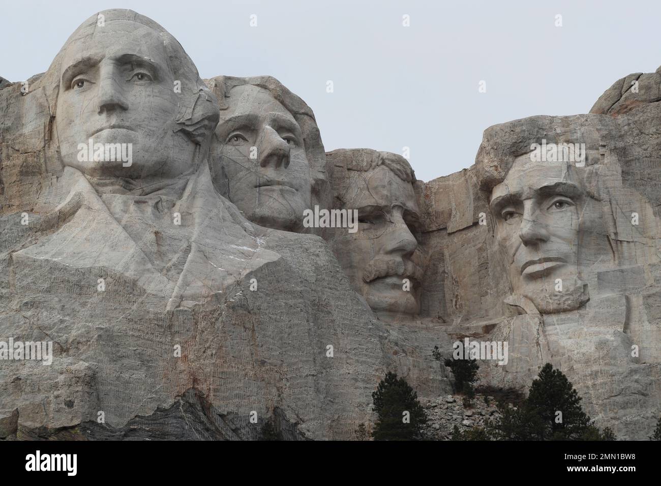 FILE - In this Dec. 9, 2016, file photo, the faces of the presidents ...