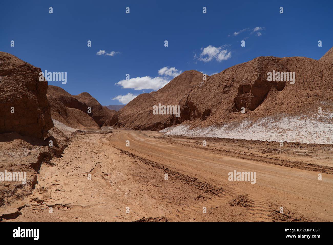 The clay formations of the Labyrinth desert in the Puna of Argentina ...