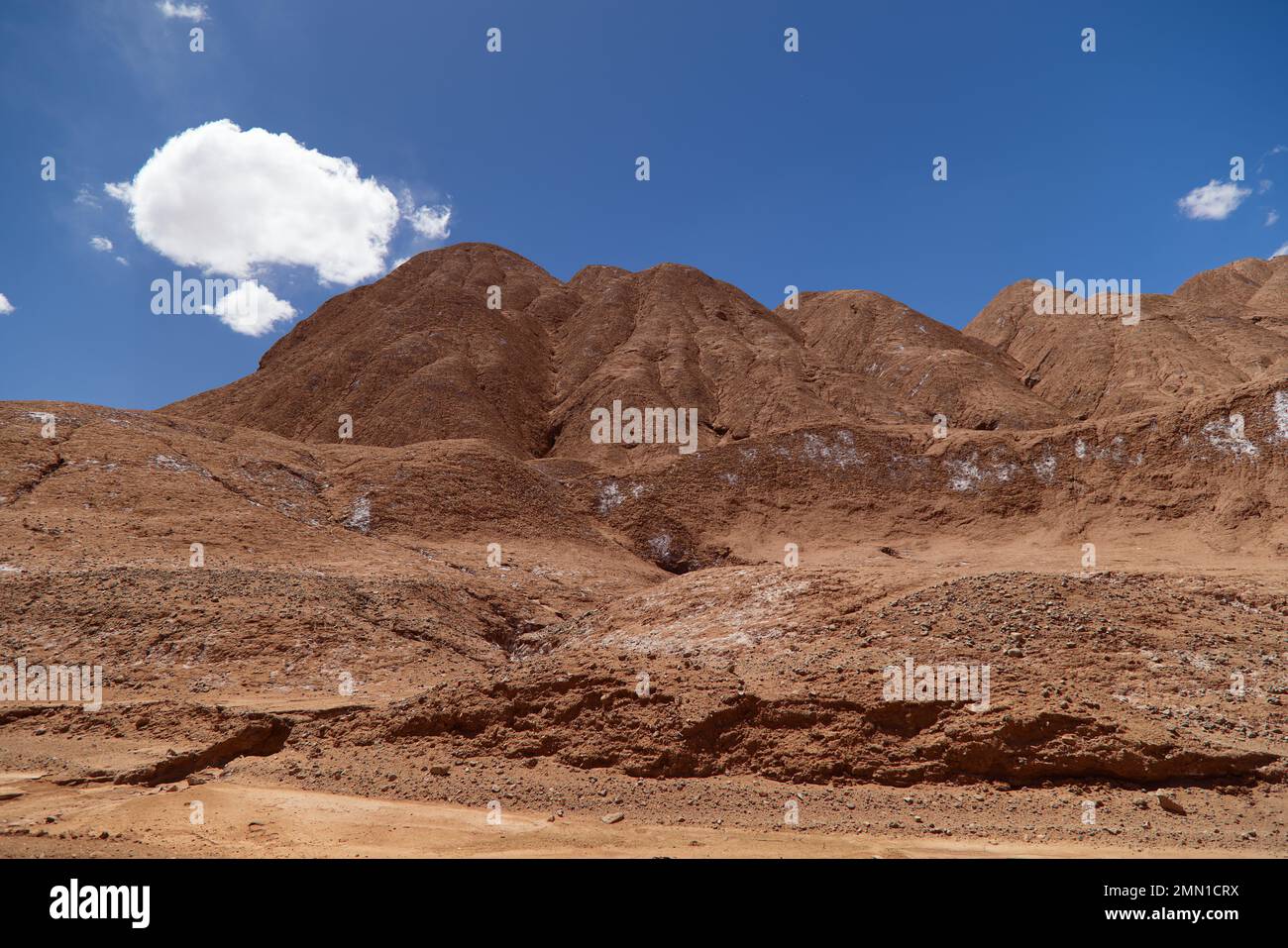 The clay formations of the Labyrinth desert in the Puna of Argentina ...