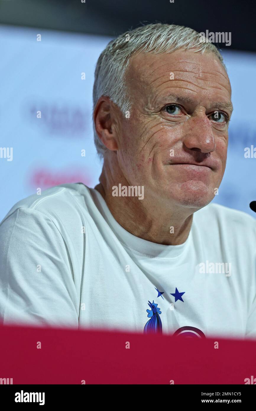 Didier Deschamps press conference during the FIFA World Cup Qatar 2022 ...