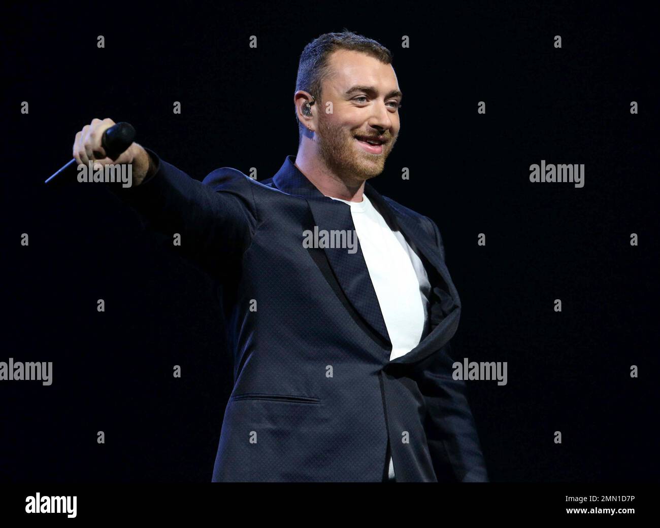 Sam Smith performs during The Thrill of It All Tour at Infinite Energy ...