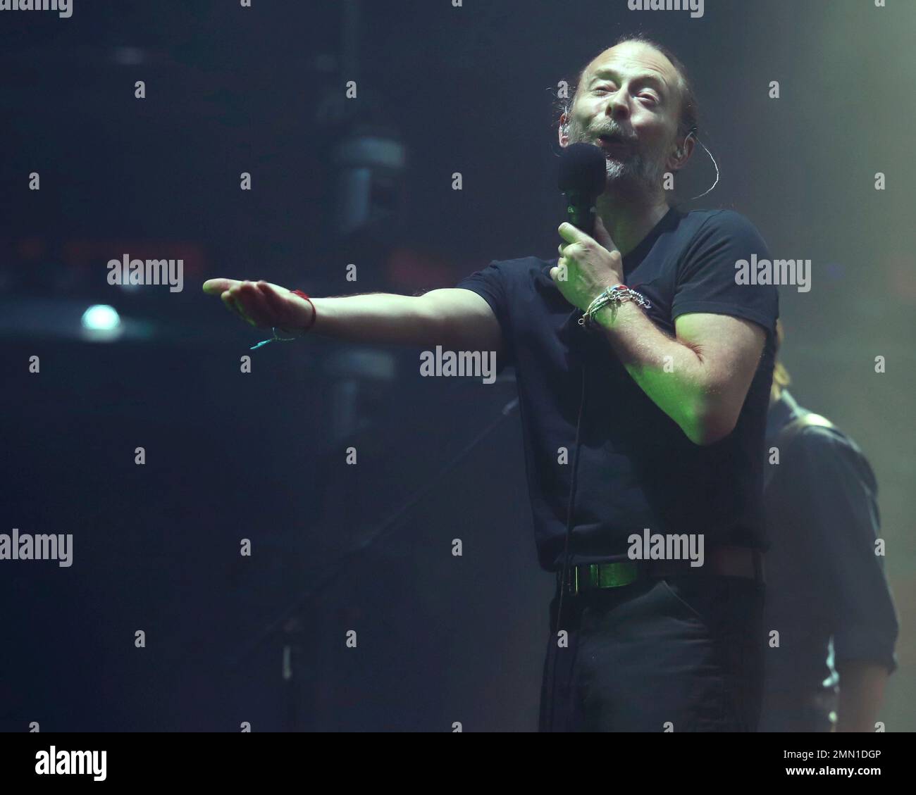 Thom Yorke of Radiohead performs in concert at Madison Square Garden on ...