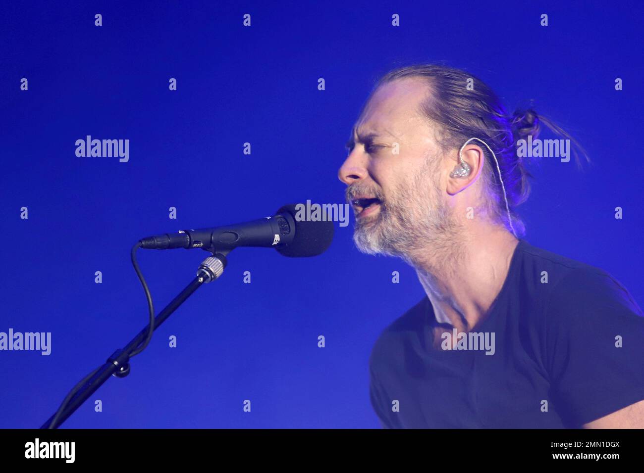 Thom Yorke of Radiohead performs in concert at Madison Square Garden on ...