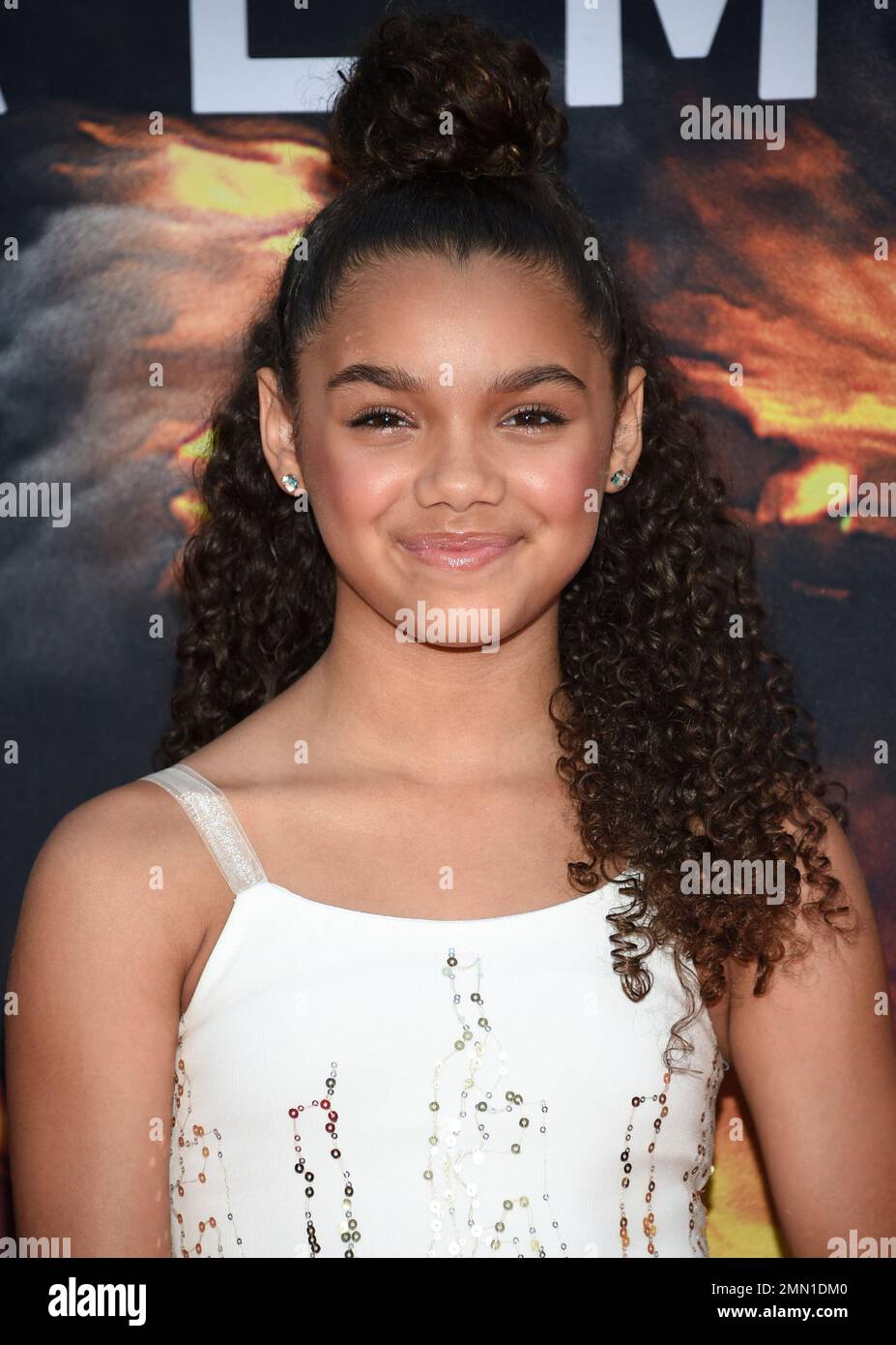 Actress McKenna Roberts attends the "Skyscraper" premiere at AMC Loews ...