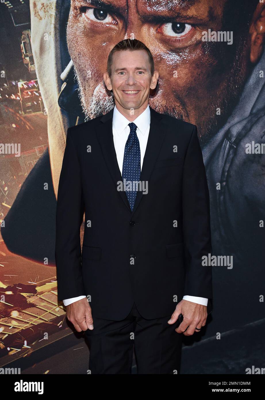 Mountain climber Jeff Glasbrenner attends the "Skyscraper" premiere at ...