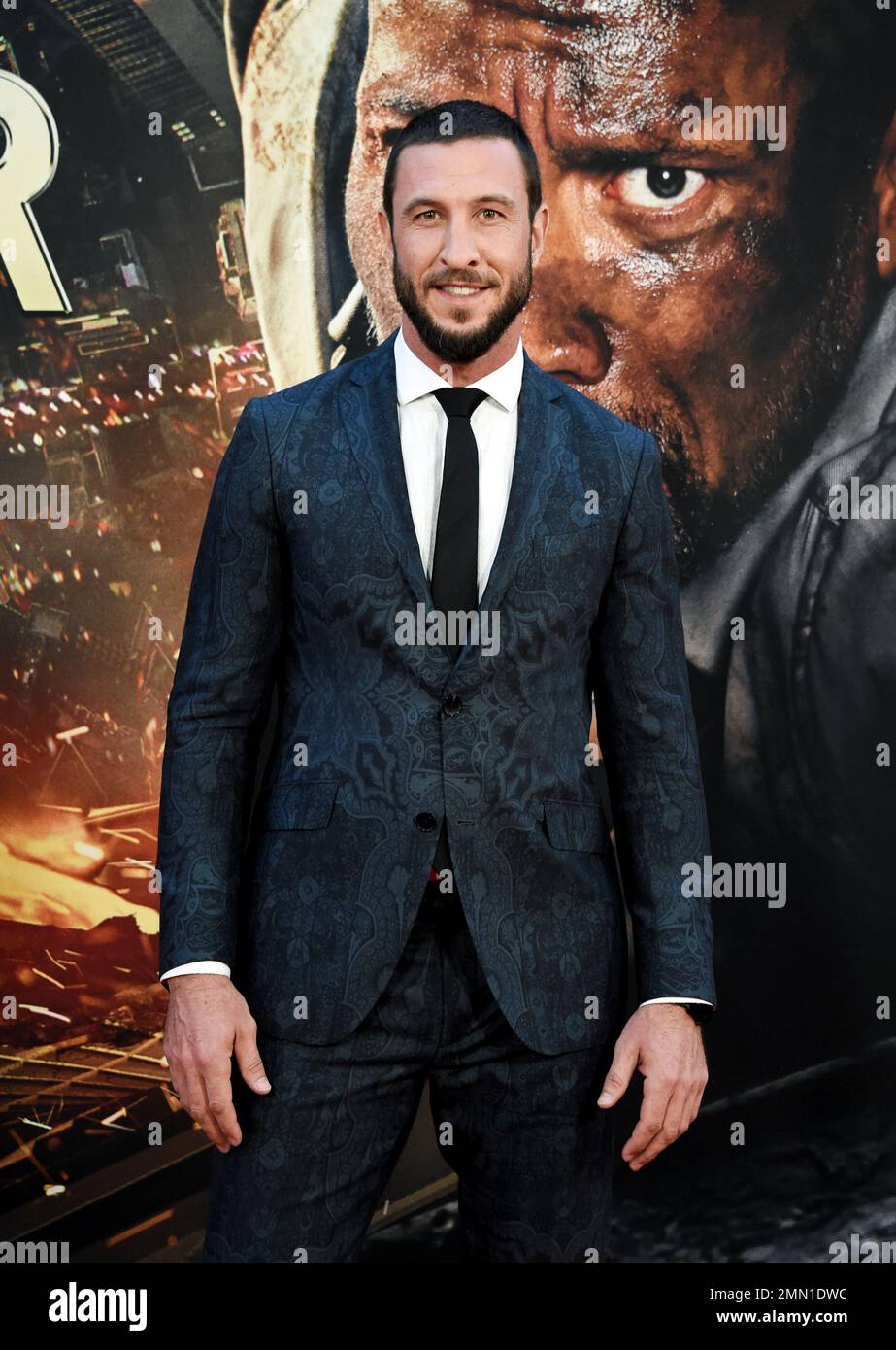 Actor Pablo Schreiber attends the "Skyscraper" premiere at AMC Loews ...