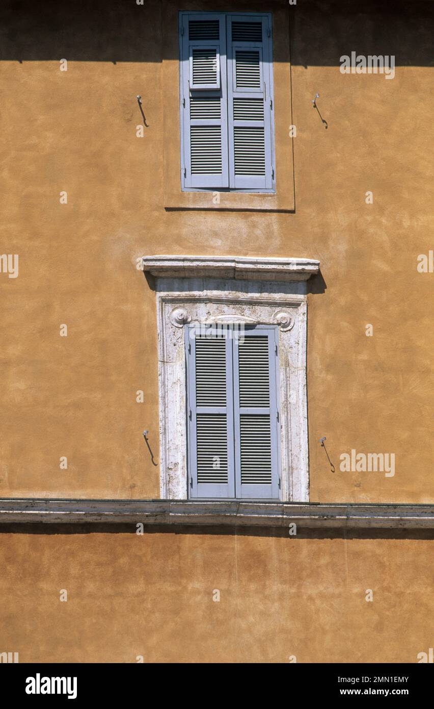 Italy, Rome, traditional Italian (Rome) window box Stock Photo - Alamy