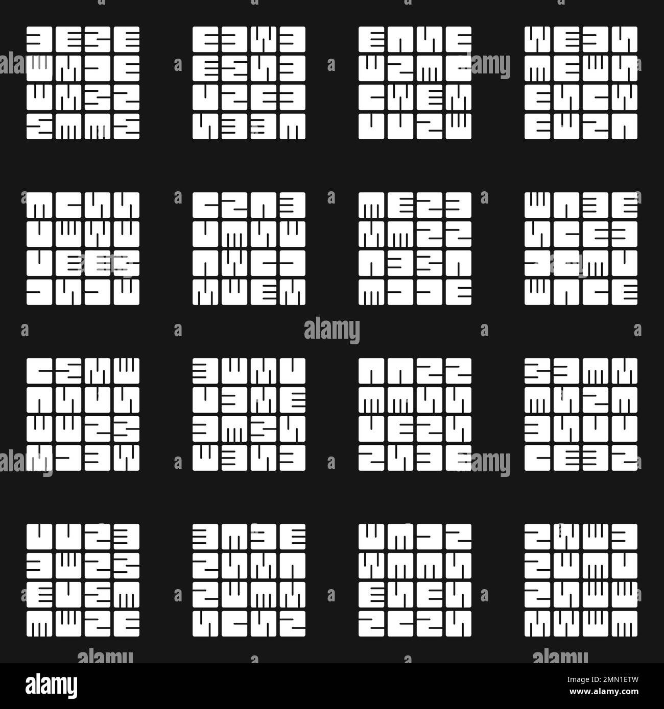 Asemic Glyph writing hieroglyph imitation generative illustration Stock ...