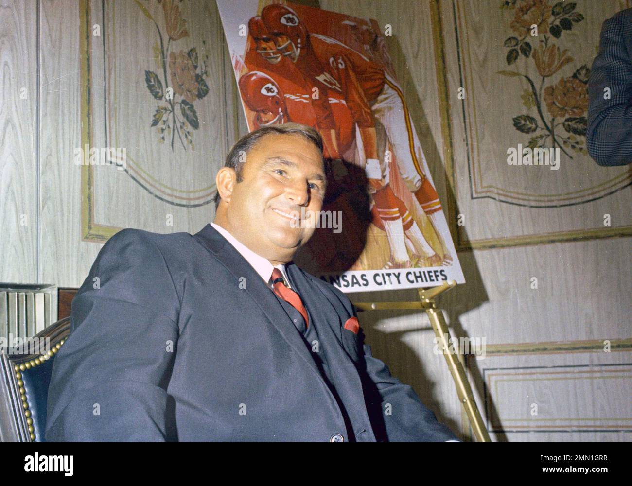 Kansas City Chiefs coach Hank Stram is pictured in 1970. (AP Photo ...