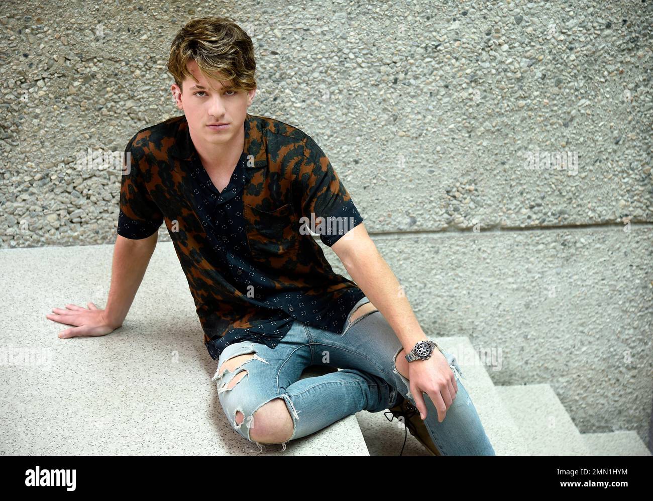 In this May 29, 2018 photo, singer-songwriter Charlie Puth poses for a ...