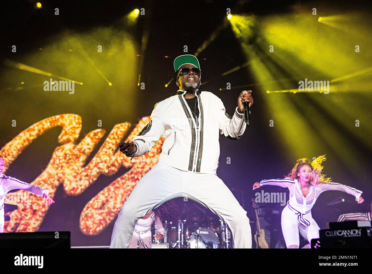 Damion Hall of Guy performs at the 2018 Essence Festival at the ...