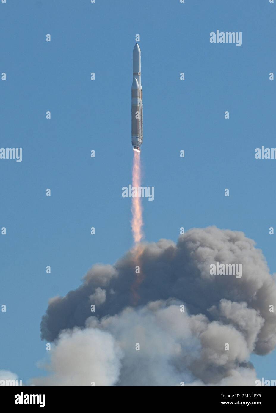 A Delta IV Heavy rocket, NROL-91, launches at 3:25 p.m., PDT, from ...