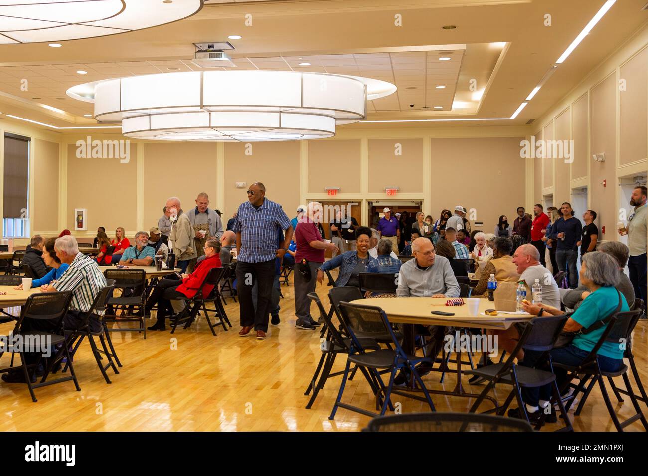 Retirees gather during the 2022 Retiree Appreciation Day and Health ...