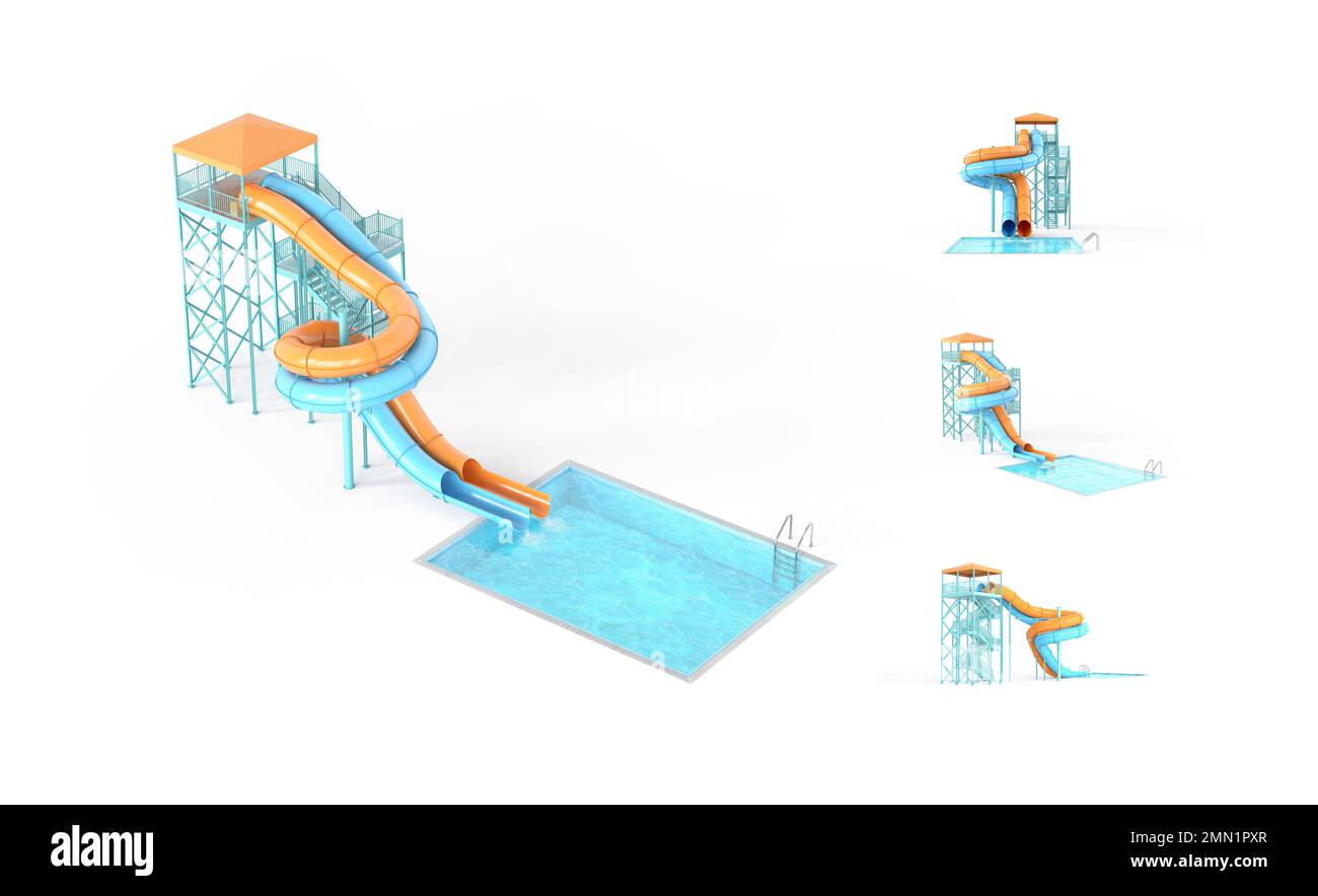 Waterpark splash Cut Out Stock Images & Pictures - Alamy