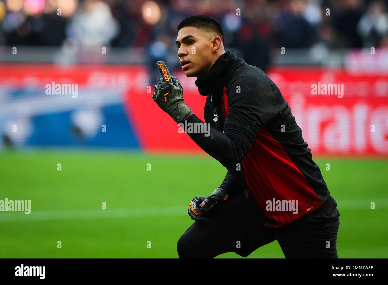 Devis Vasquez of AC Milan gestures during Serie A 2022/23 football ...