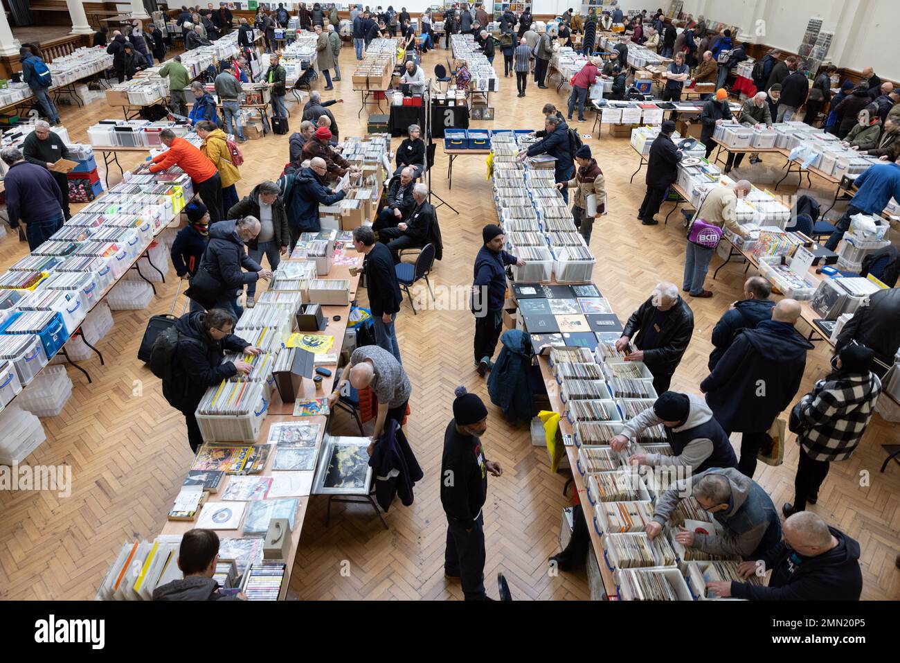 Vinyl record collectors attend London's biggest record fair, at RHS ...