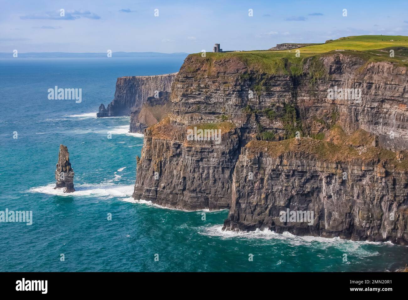 Ireland, Cliff of Moher. These cliffs belong to the highest in Europe ...