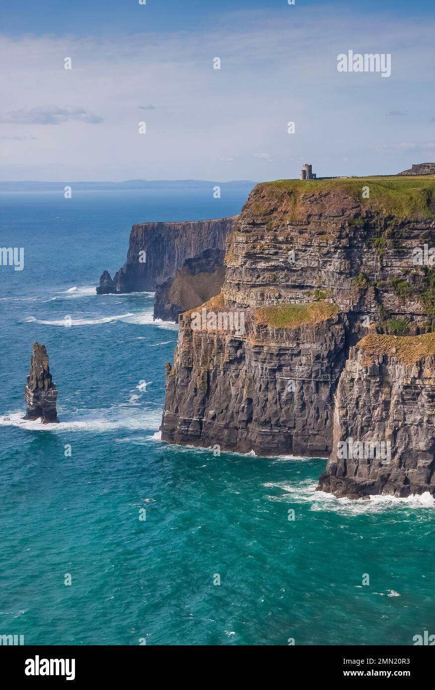 Ireland, Cliff of Moher. These cliffs belong to the highest in Europe ...