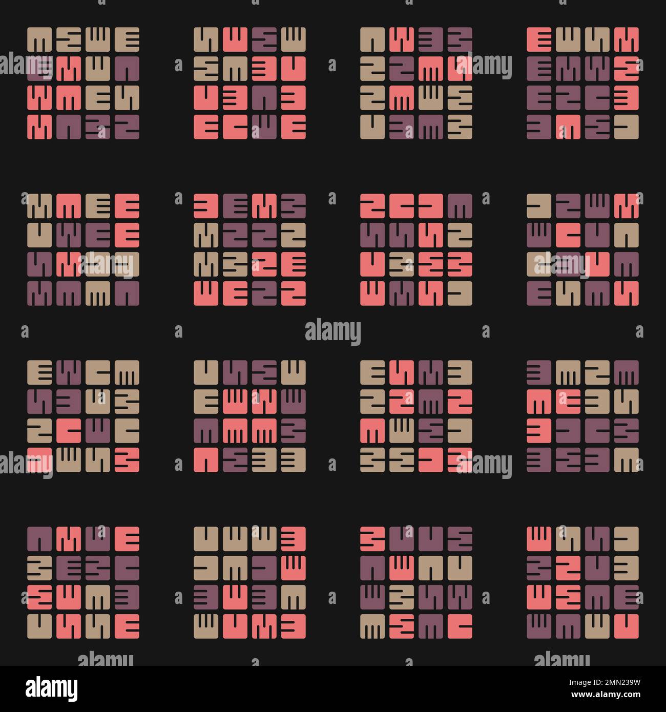 Asemic Glyph writing hieroglyph imitation generative illustration Stock ...