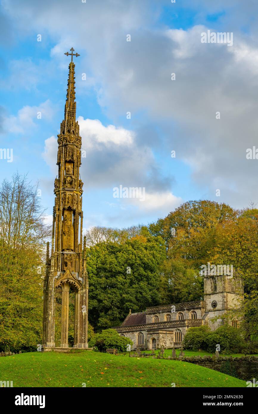 Bristol High Cross the monument which was moved to the Stourhead estate ...