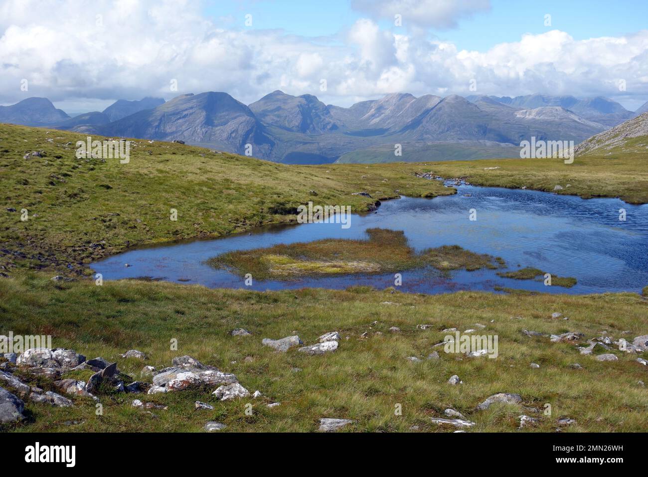 The 'Coulin Hills' Fuar Tholl, Sgurr Ruadh & Beinn Liath Mhor from Loch ...
