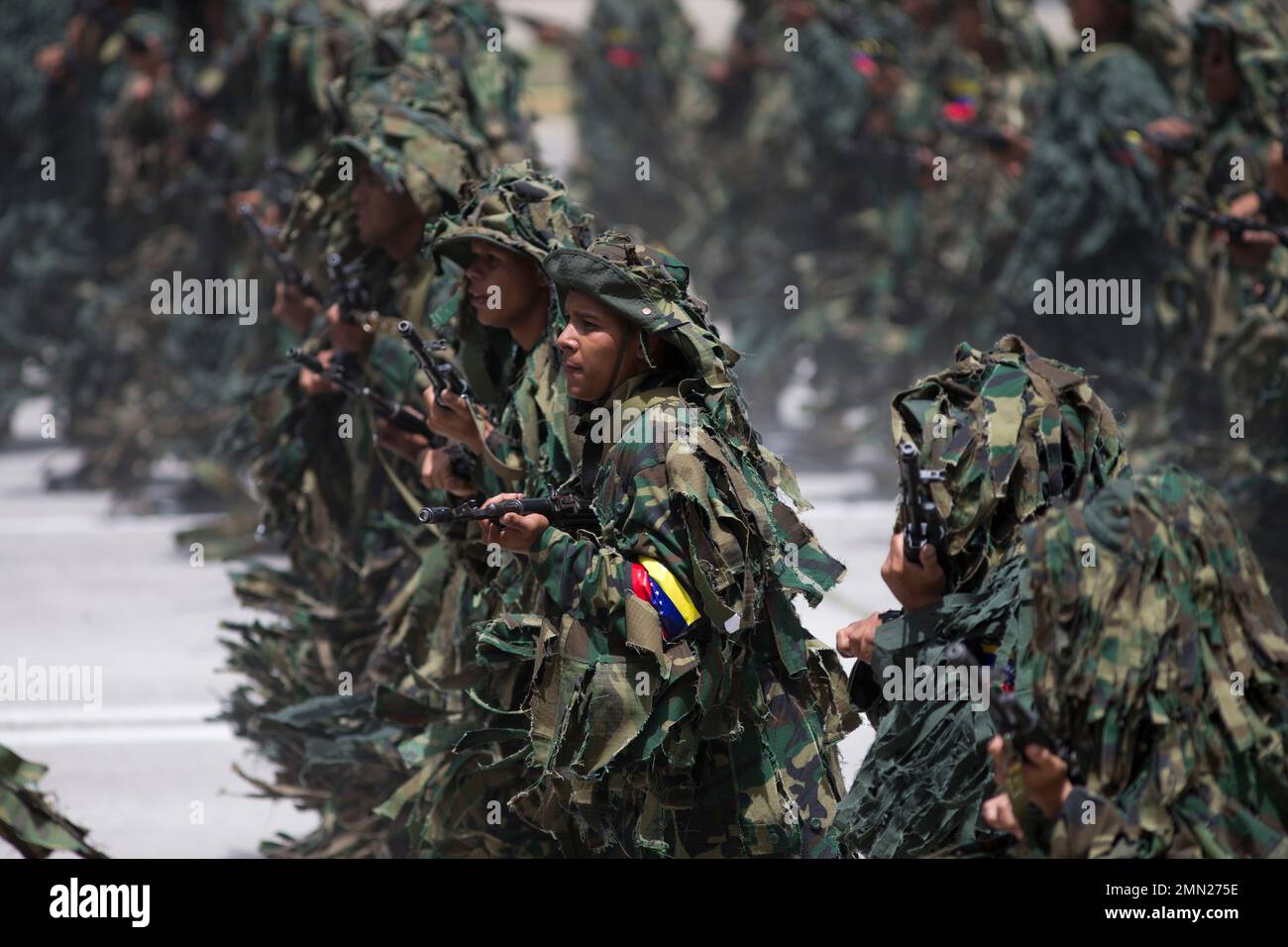 Female soldiers march during a military parade marking Independence Day ...