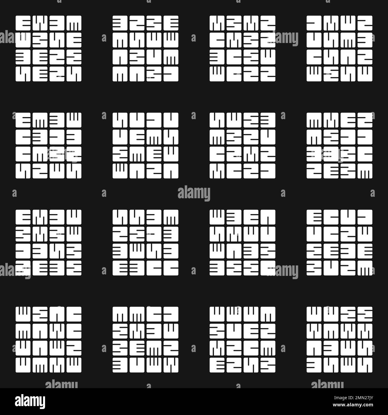 Asemic Glyph writing hieroglyph imitation generative illustration Stock ...