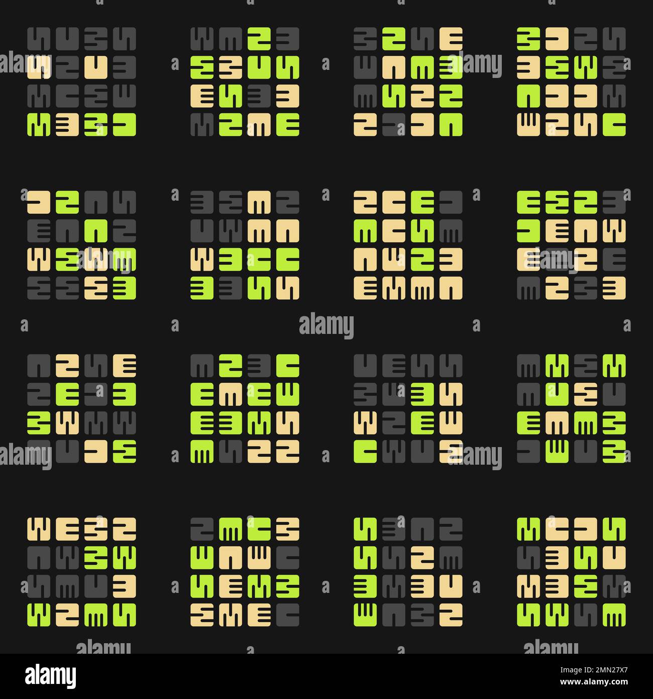 Asemic Glyph writing hieroglyph imitation generative illustration Stock ...