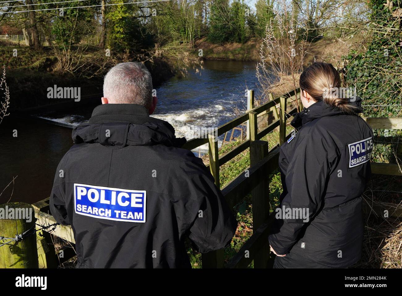 Officers from Lancashire Police searching for missing woman Nicola ...