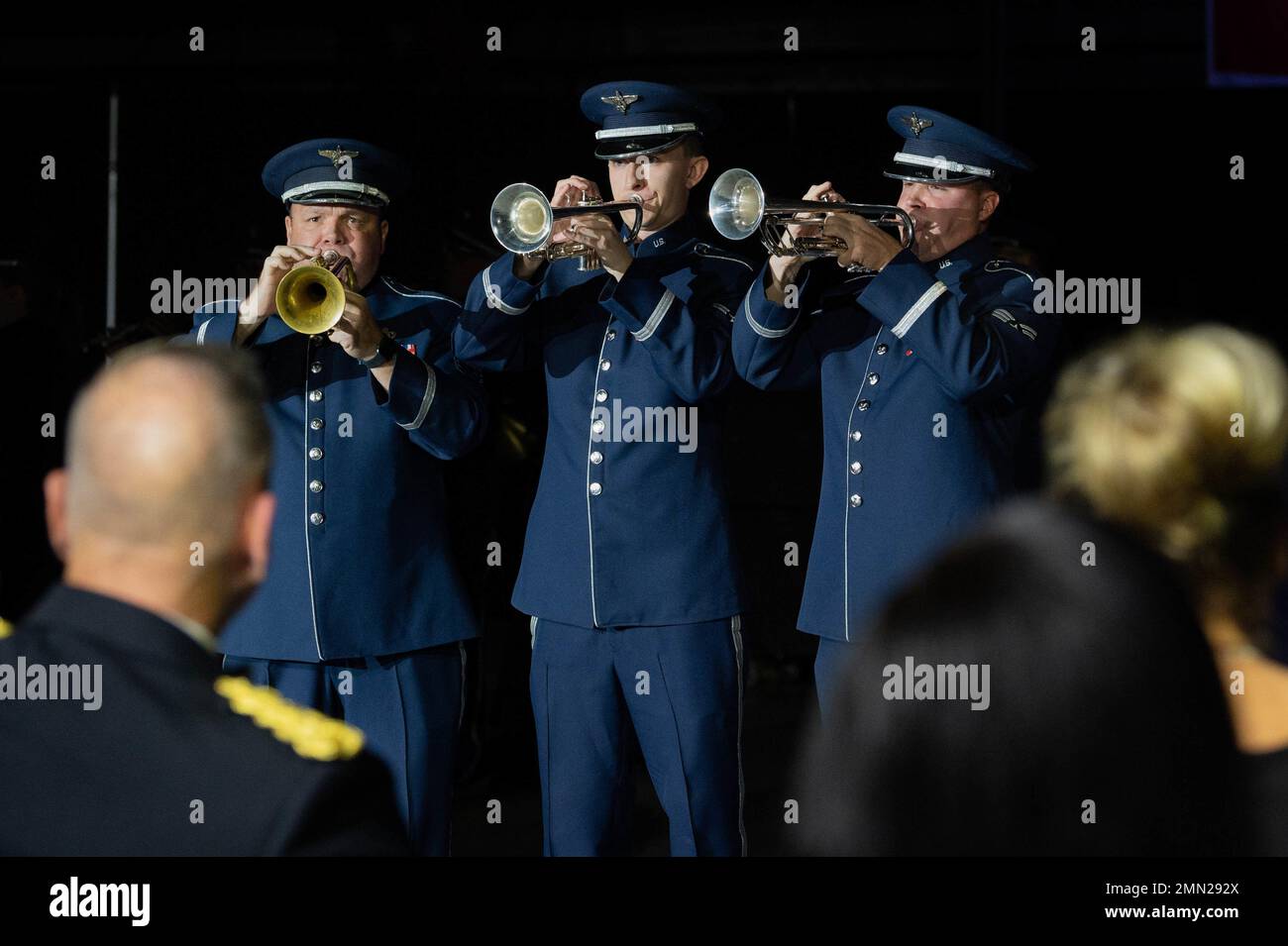 U.S. Air Force Master Sgt. Chris Hammiel, Airman 1st Class Jonah Kelly ...