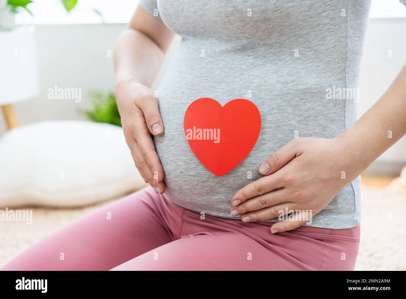 Pregnant women happy Stock Photo - Alamy