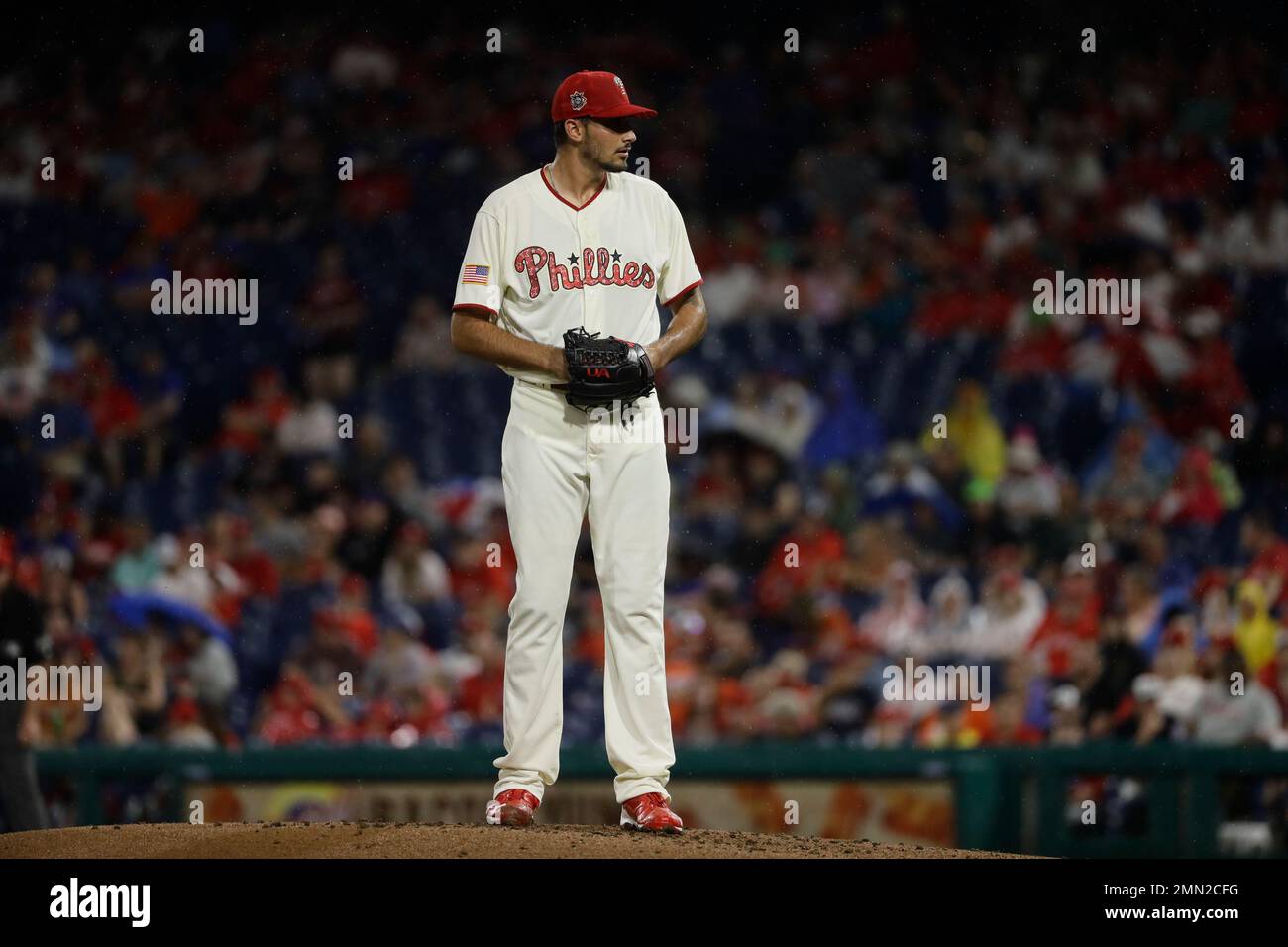 Philadelphia Phillies' Seranthony Dominguez in action during a baseball ...