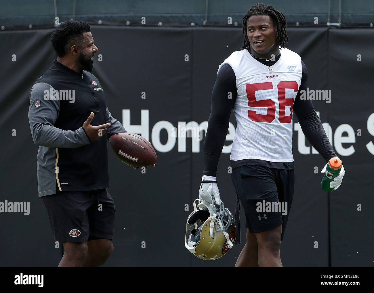 FILE - In this May 30, 2018, file photo, San Francisco 49ers linebacker ...