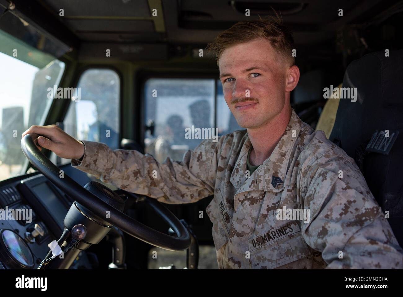 U.S. Marine Corps Sgt. Richard G. Moler, from Clarksville, Tennessee ...