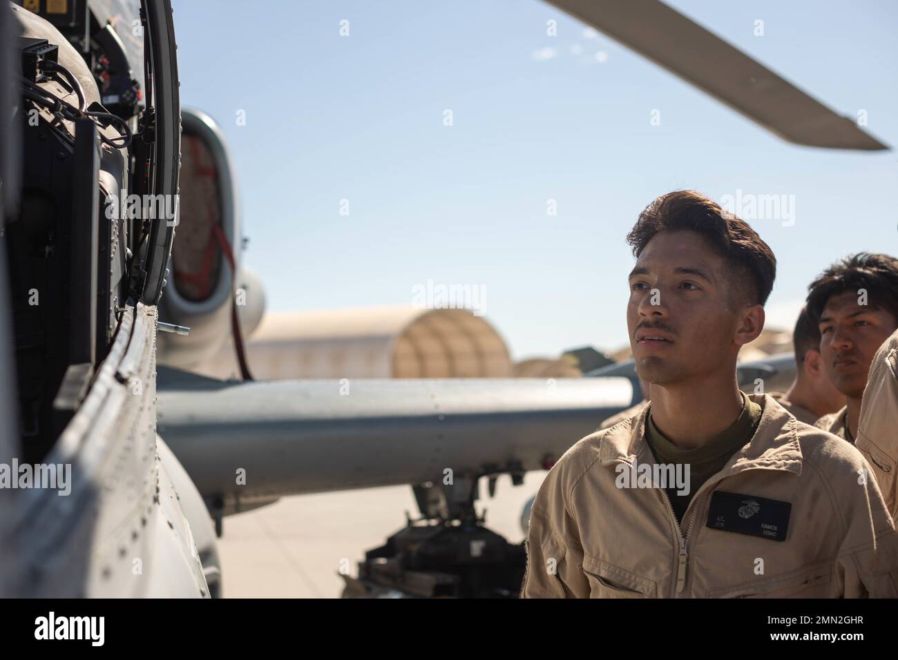 U.S. Marine Corps Pfc. Jesus Ramos, from San Antonio, Texas, an ...