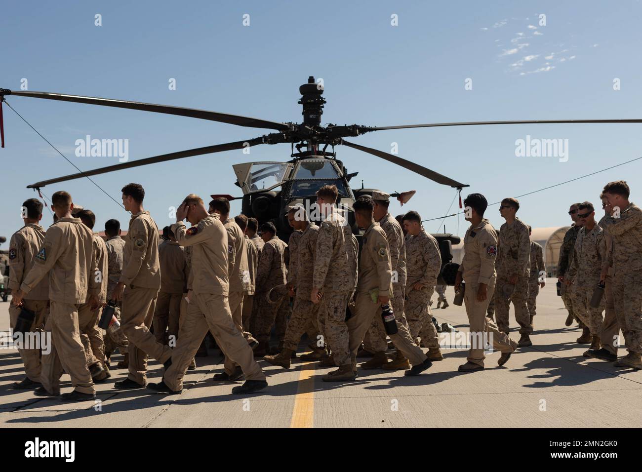 U.S. service members assigned to Aviation Ground Support, Marine ...