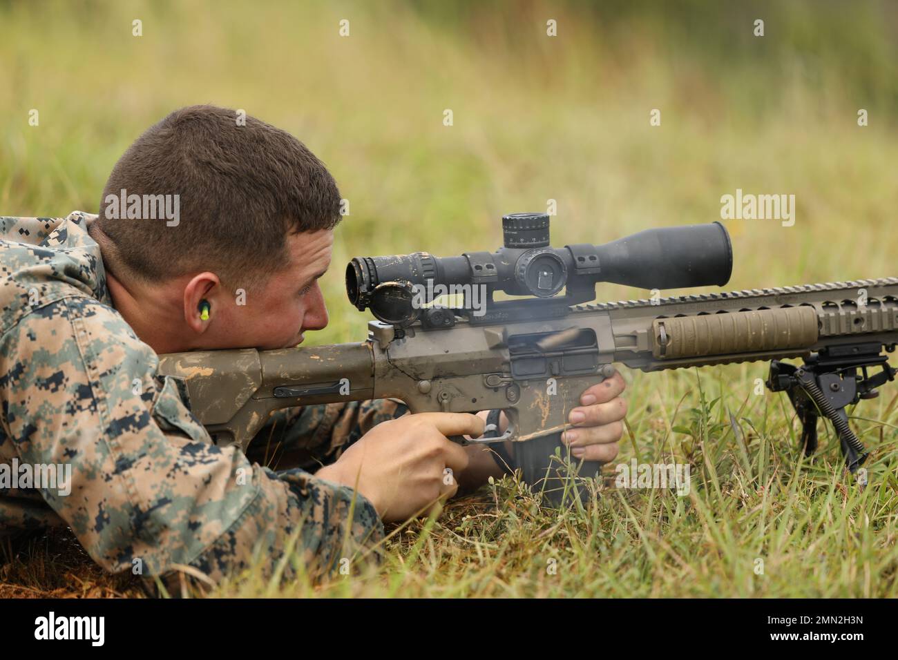 U.S. Marine Corps Lance Cpl. Samuel Ross, a combat engineer with 9th ...