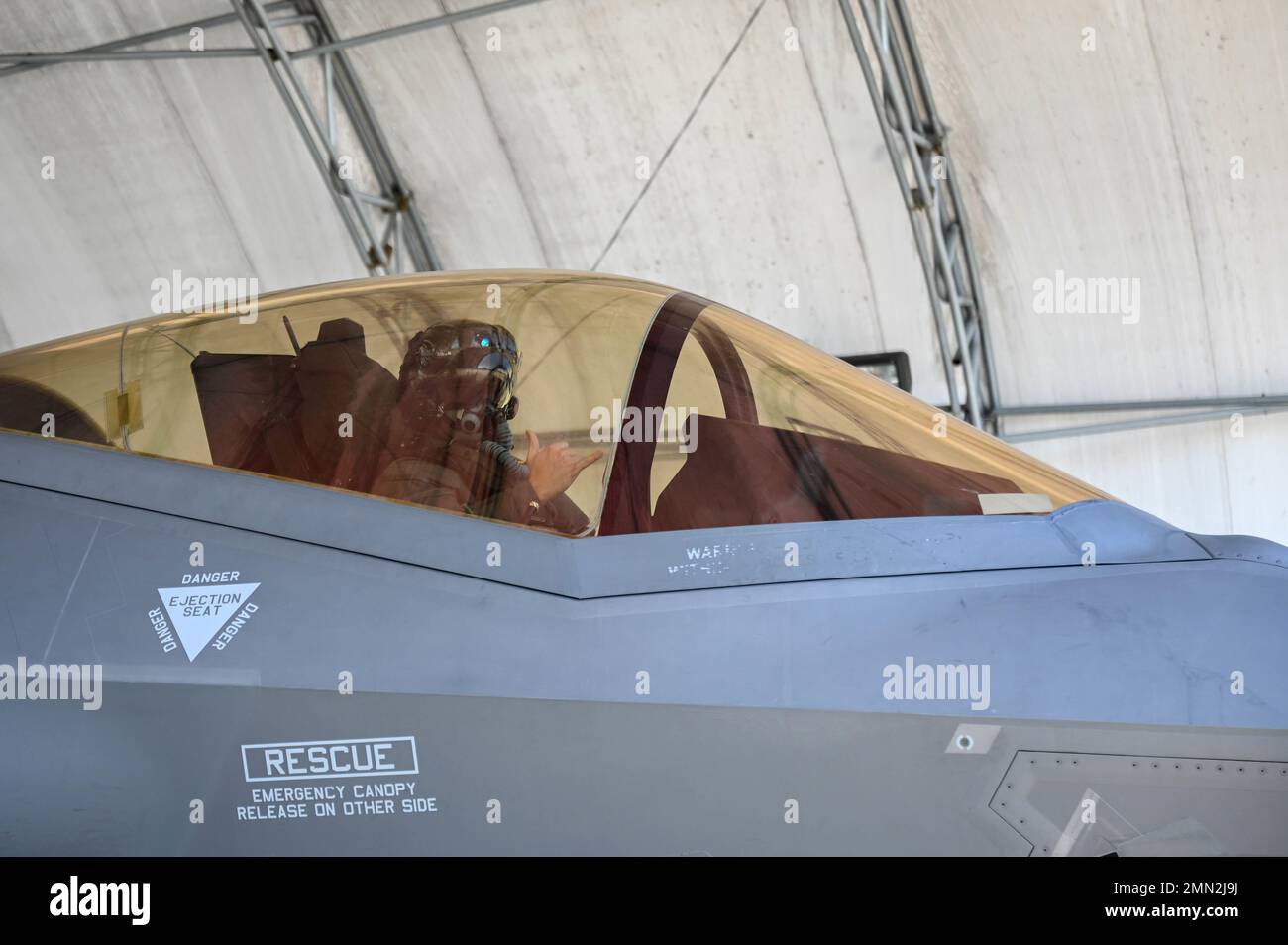 U.S. Air Force Capt. Matthew James, an instructor pilot with the 60th ...