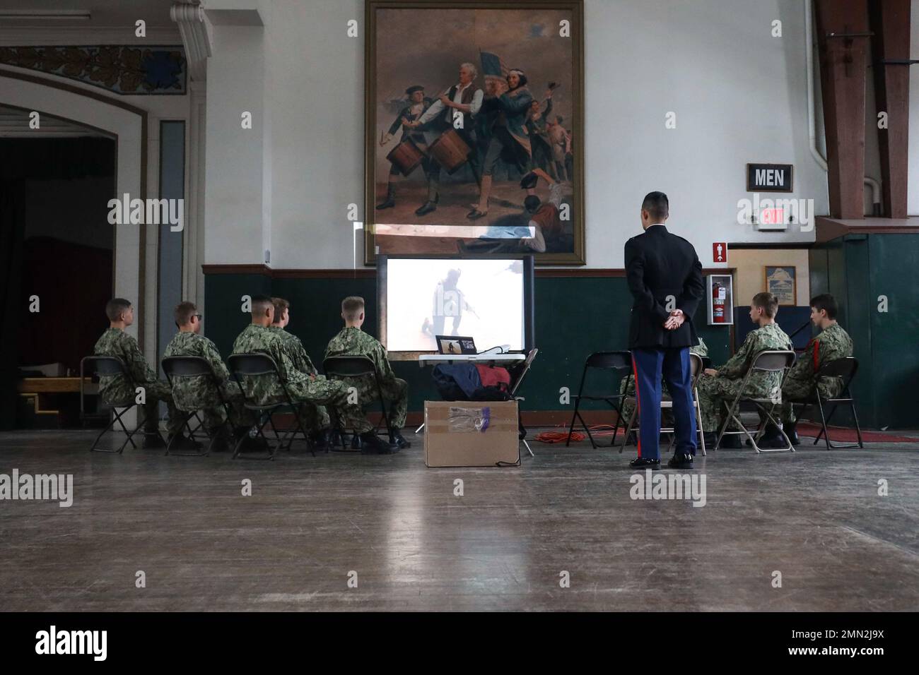 U.S. Marine Capt. David Chang, the executive officer of Recruiting ...
