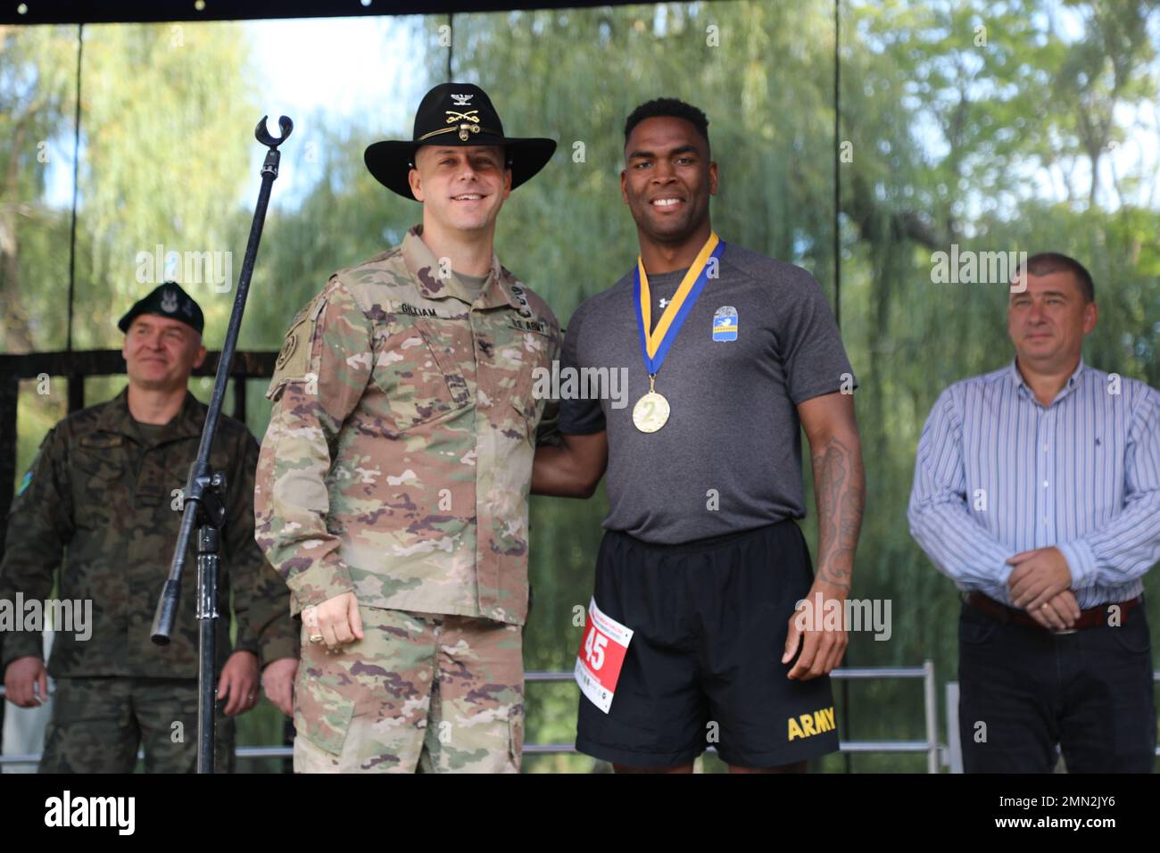 Col. John B. Gilliam, commander of the 3rd Armored Brigade Combat Team ...