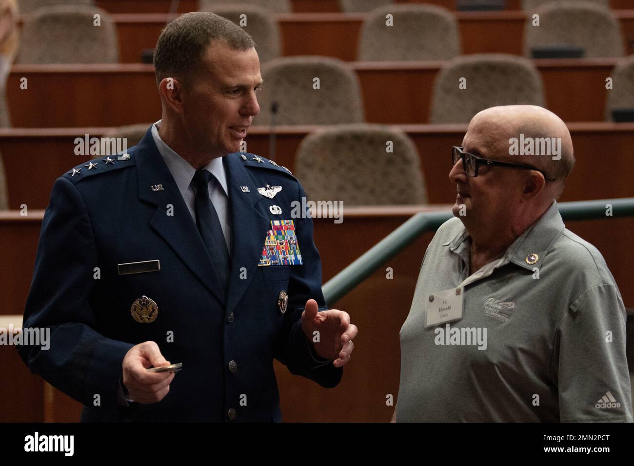 U.S. Air Force Lt. Gen. Gregory Guillot, Commander of U.S. Central ...