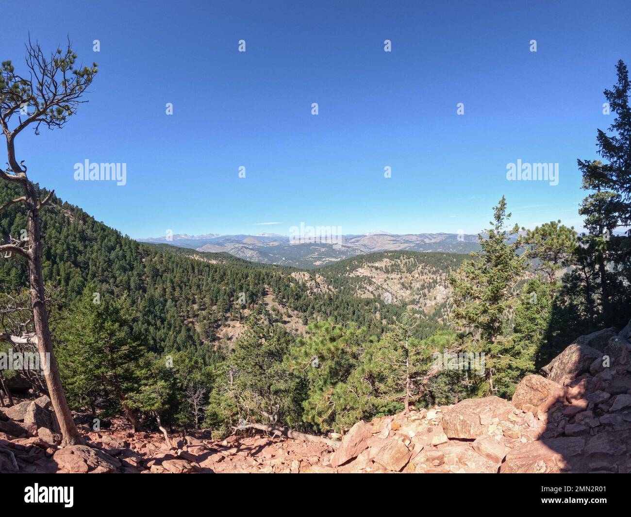 Once hikers reach the top of the First and Second Flatiron trail, there ...