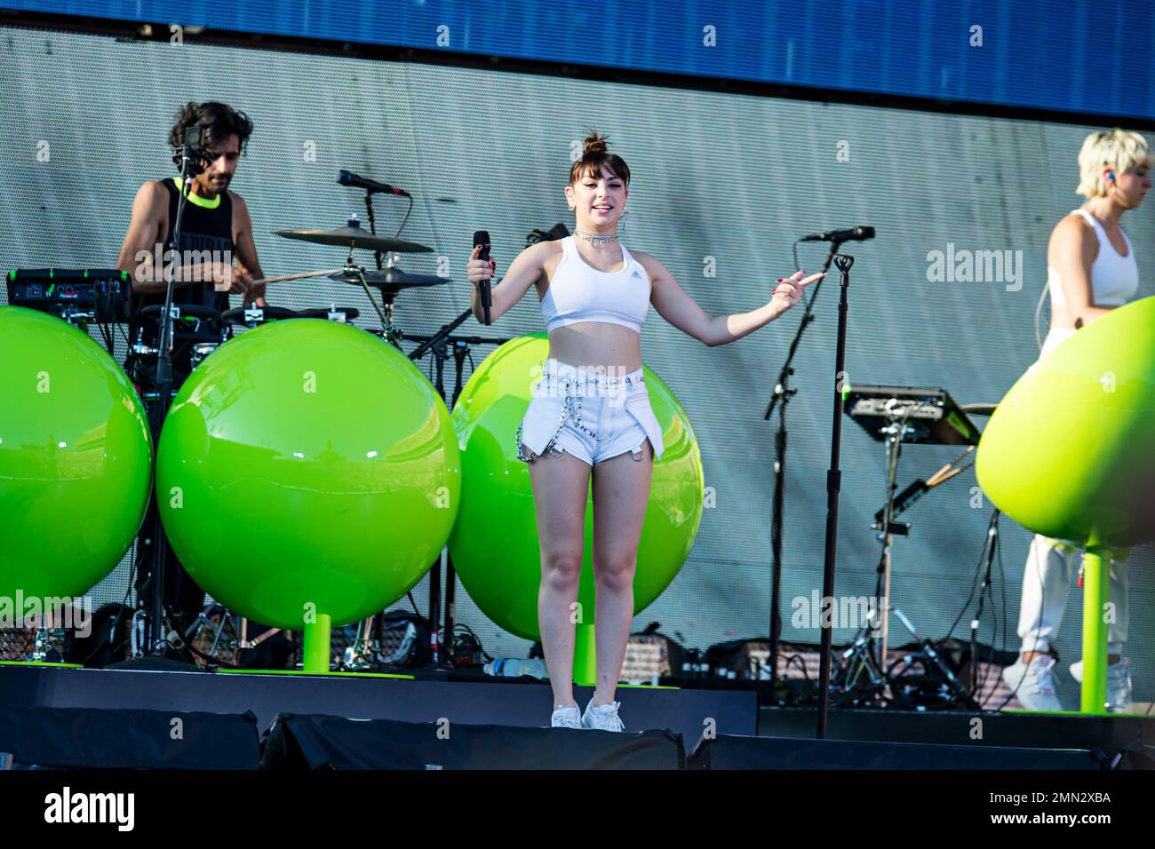 Charli XCX seen during "Taylor Swift's reputation Stadium Tour" at Papa ...