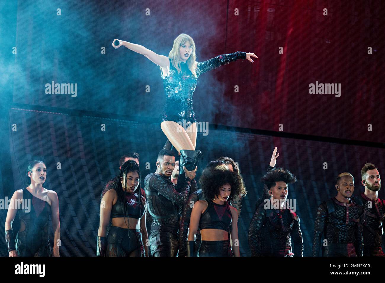 Taylor Swift Seen During Taylor Swifts Reputation Stadium Tour At