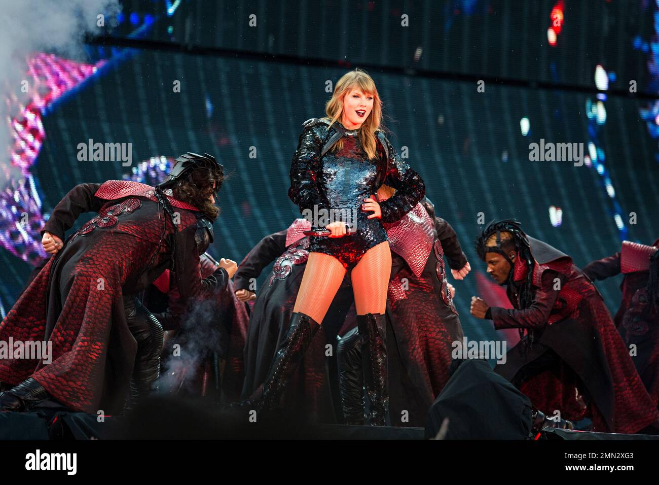 Taylor Swift seen during "Taylor Swift's reputation Stadium Tour" at ...