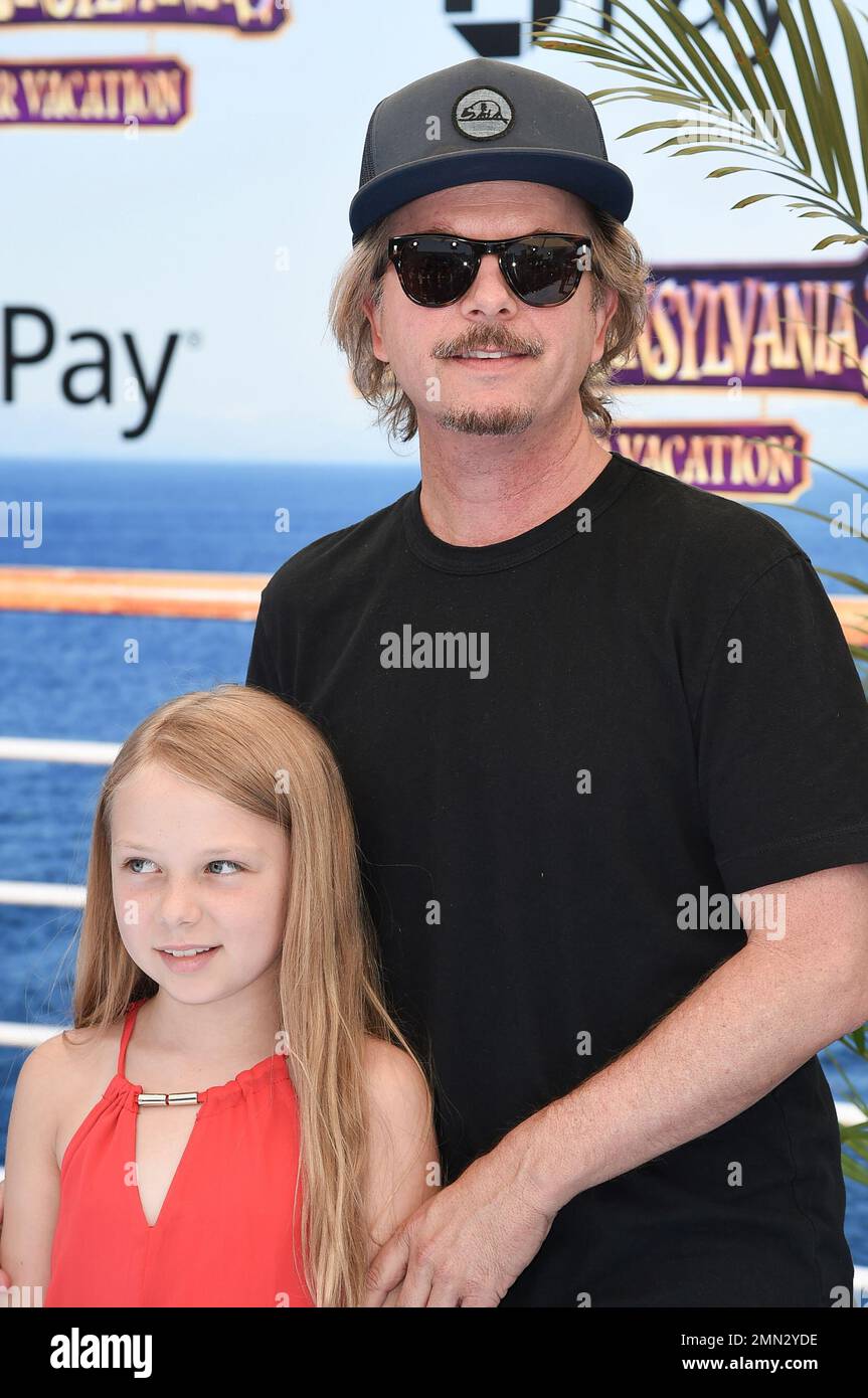 Harper Spade, left, and David Spade attend the LA Premiere of "Hotel ...