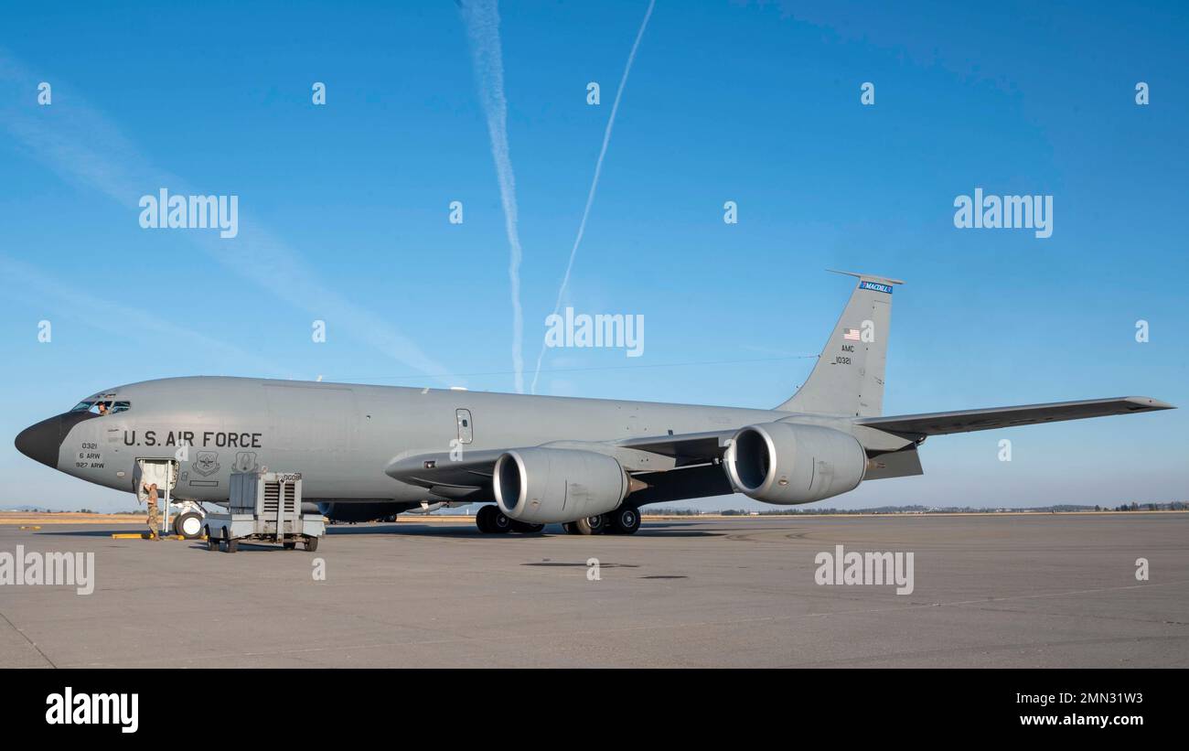 U.S. Air Force KC-135 Stratotankers from MacDill Air Force Base ...