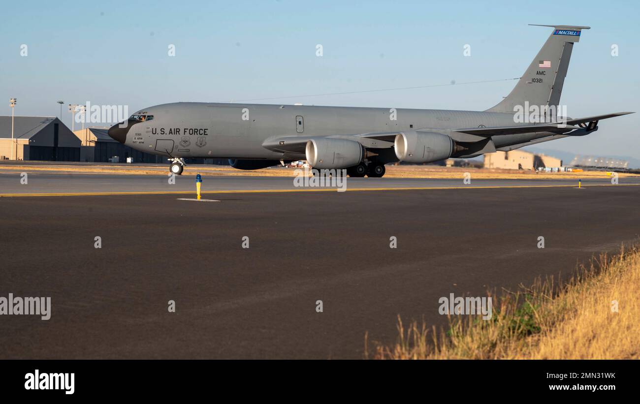 A U.S. Air Force KC-135 Stratotankers from MacDill Air Force Base ...