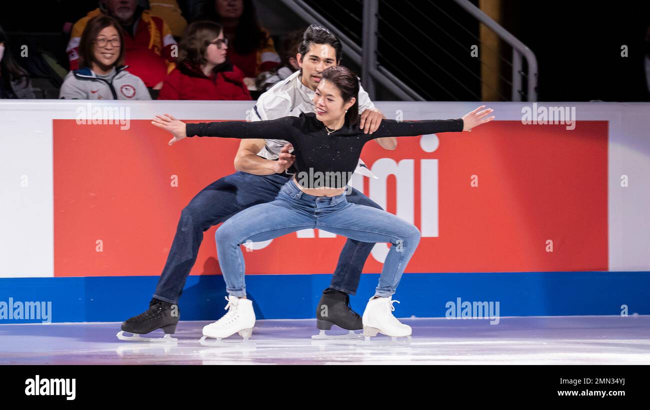 Pairs silver medalists Emily Chan and Spencer Howe gave an entertaining ...