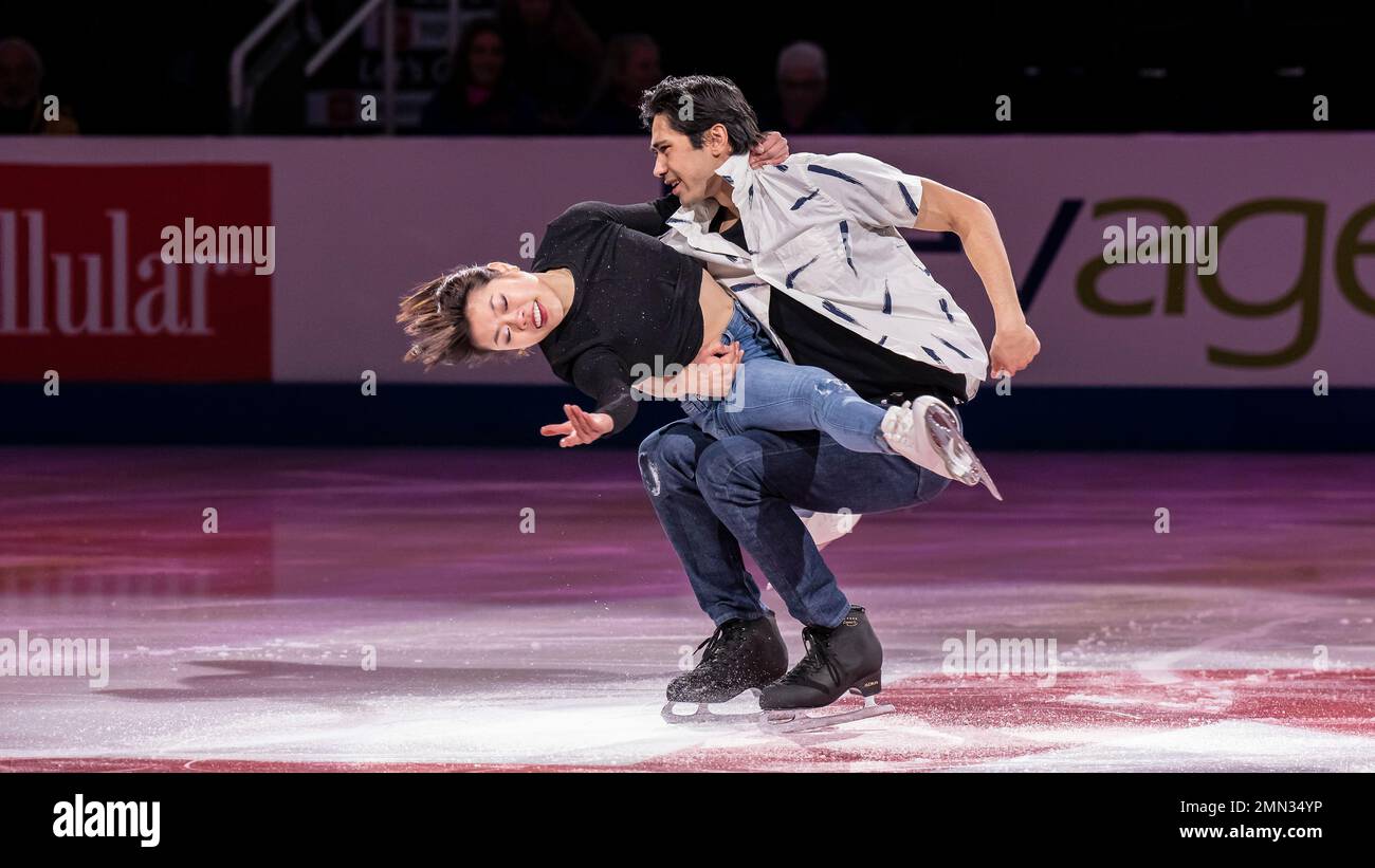 Pairs silver medalists Emily Chan and Spencer Howe gave an entertaining ...